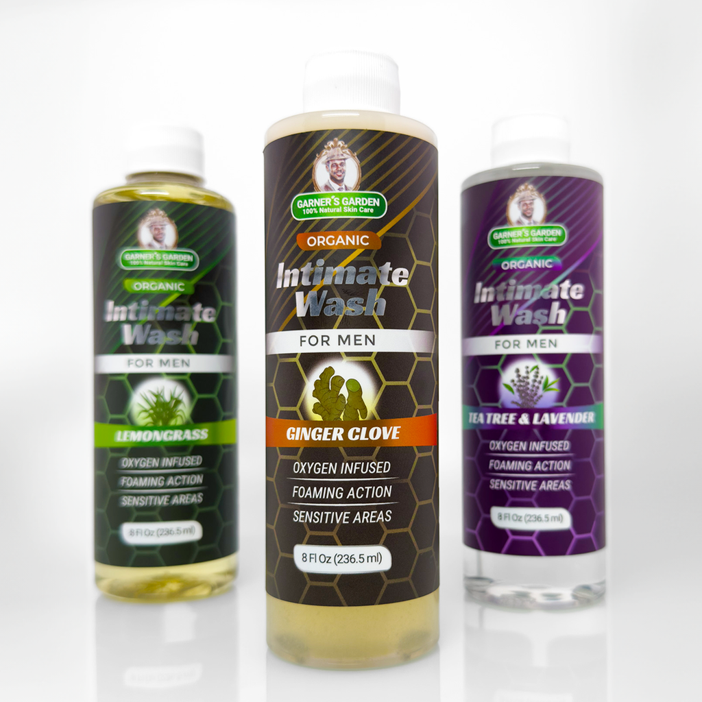 Organic Intimate Wash For Men | Foaming | H₂O₂ – Garner's Garden
