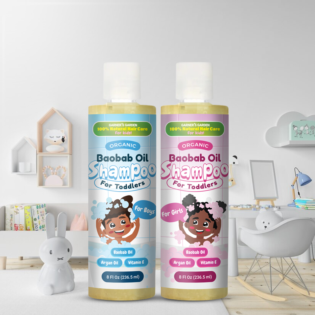 Organic Baobab Oil Toddler Shampoo – Garner's Garden