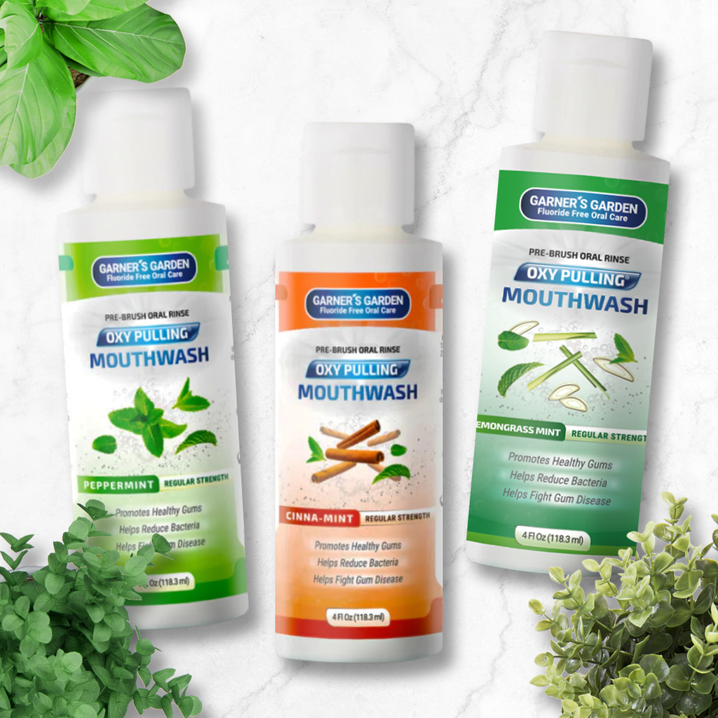 Pre-Brush Oral Rinse | Travel-Sized Natural Oxy Pulling Oral Rinse ...